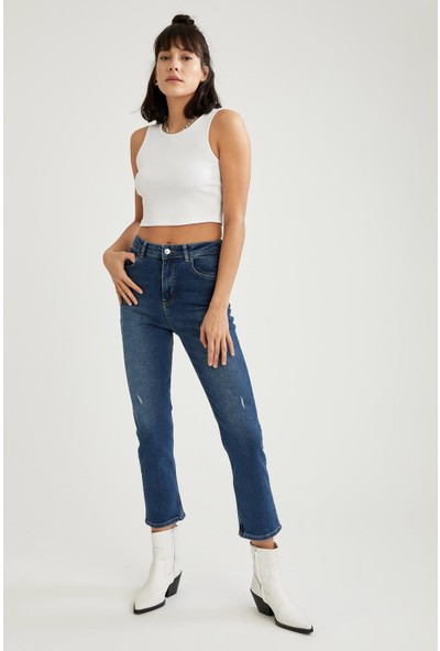 Defacto Mary Straight Fit Jean Pantolon T5919AZ20AU