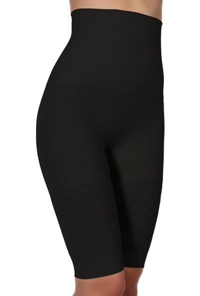 Merry Secrets Kadın Toparlayıcı Yüksek Bel Uzun Paçalı Dikişsiz Korse