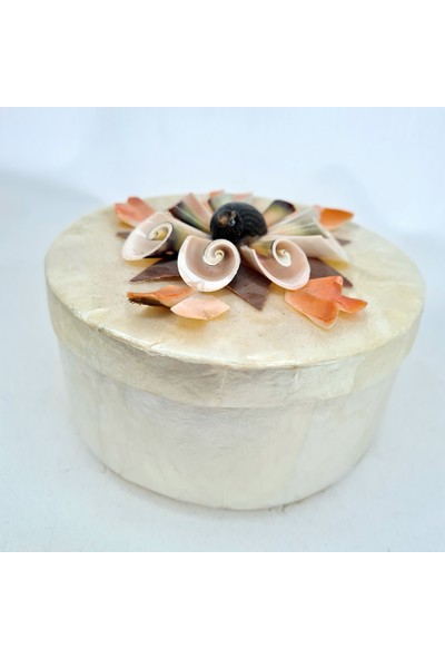 Küçük Sedef Yuvarlak Kutu