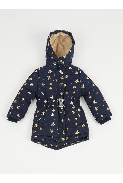 Epaavm Kapüşonlu İçi Polar Şişme Mont