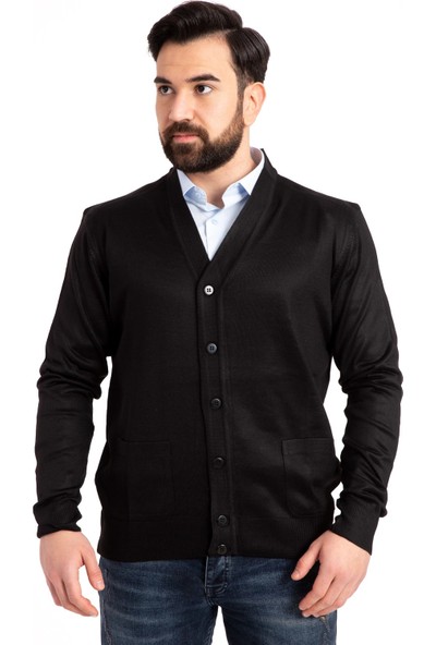 Mutlu Erkek Ince Yün Triko Örgü Baba Hırka Mutlu Erkek Ince Yün Triko Örgü Baba Hırka