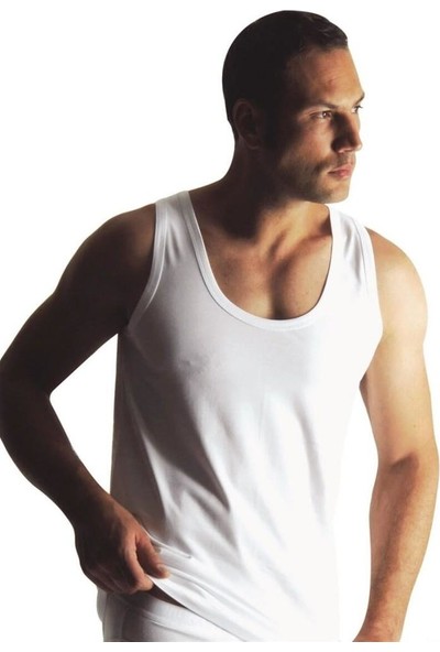 Yıldız 6'lı Yıldız 00 Erkek Süprem Atlet Yüzde %100 Pamuklu