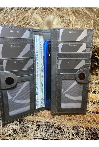 Grande Unisex Telefon Hazneli Cüzdan