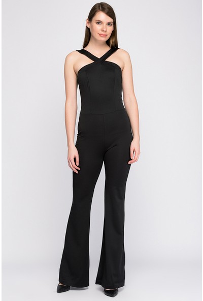 Sense Capraz Bantli Straplez Dalgic Tülum | TLM14786 Siyah