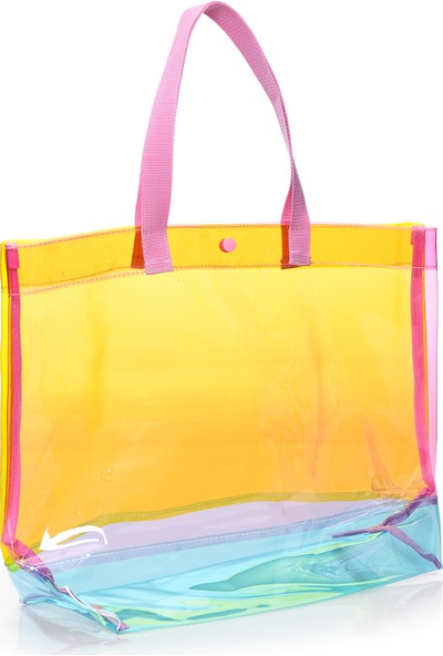 Pera Kadın Çok Renkli Plaj Çantası