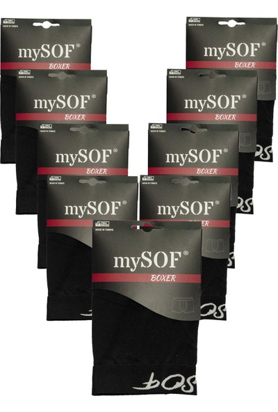 Mysof Premium Erkek Boxer 9'lu