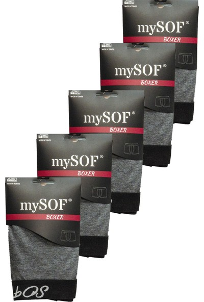 Mysof Premium Erkek Boxer 5'li