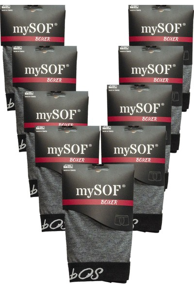 Mysof Premium Erkek Boxer 9'lu