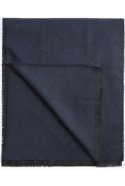 Avva Erkek Koyu Mavi Düz Şal A02Y9409