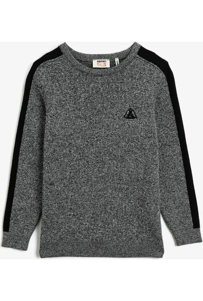 Koton Kids Pamuklu Bisiklet Yaka Uzun Kollu Basic Triko Kazak
