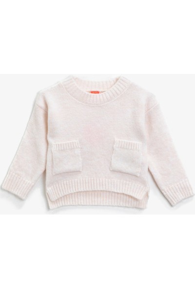 Koton Cepli Bisiklet Yaka Uzun Kollu Basic Kazak