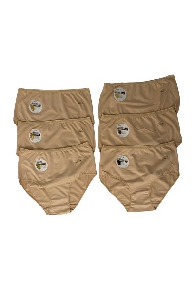 Papatya Kadın 6'lı Yüksek Bel Rahat ve Kulanışlı Modal Külot 1851 Ten Papatya Kadın 6'lı Yüksek Bel Rahat ve Kulanışlı Modal Külot 1851 Ten