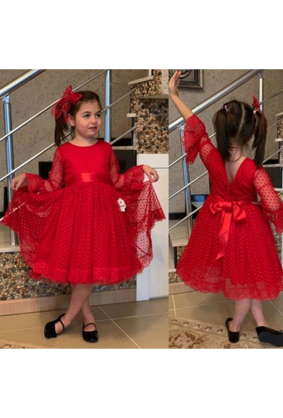 Pumpido Meneviş Dantel Elbise