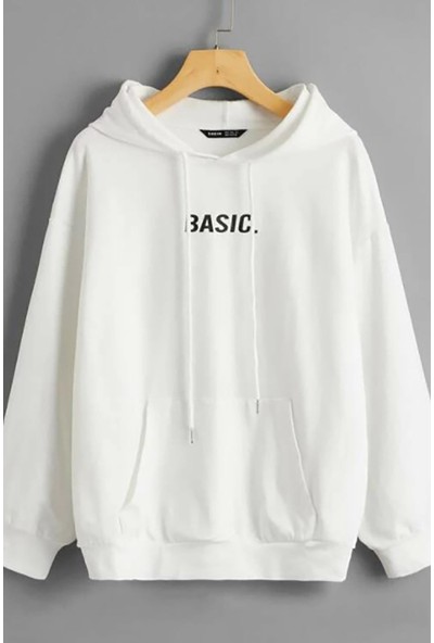 Madmext Mad Girls Beyaz Kadın Sweatshirt MG811