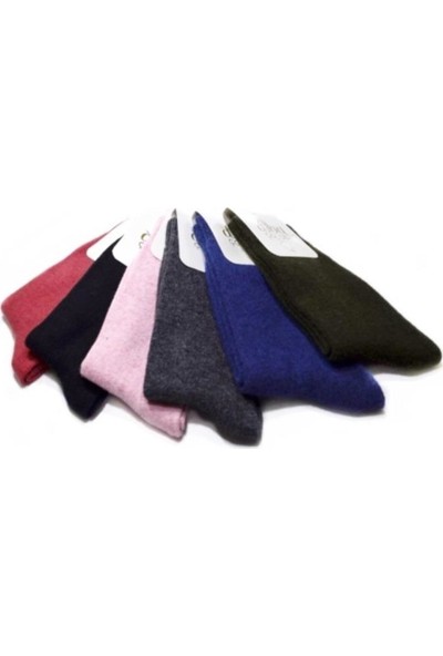 Diba 6 Adet Lambswool Yün Kışlık Kadın Soket Çorap