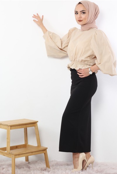Essah Moda Kadın Siyah Kalem Etek - ME000251 Essah Moda Kadın Siyah Kalem Etek - ME000251