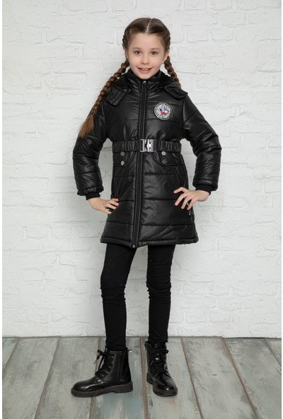 Epaavm Kapşonlu Içi Polar Şişme Kaban