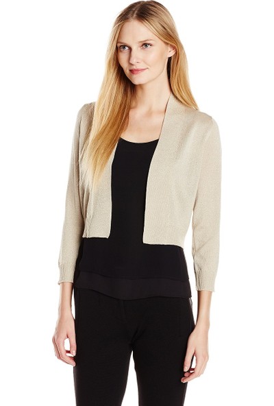 Calvin Klein Lurex Kadın Kısa Hırka