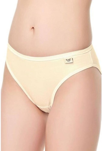 Tutku 6 Adet Elastan Düz Bikini