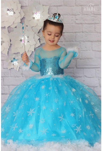 Patiska Nostalji Kostüm Patiska Nostalji Elsa Kostüm