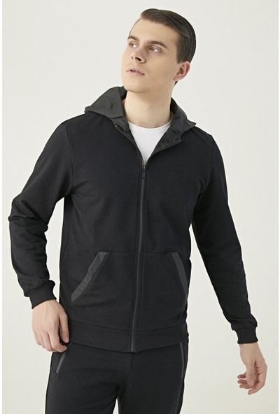 D'S Damat Ds Damat Slim Fit Lacivert Sweat-shirt