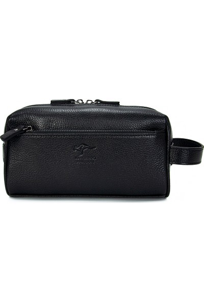 Kangaroo Kıngdom Hakiki Deri Siyah Erkek Organizatör Seyahat El Çantası 9686-S Kangaroo Kıngdom Hakiki Deri Siyah Erkek Organizatör Seyahat El Çantası 9686-S