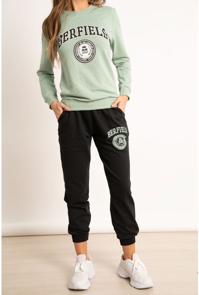 Hadise Berfıeld Baskılı Eşofman Takımı Çağla XL Hadise Berfıeld Baskılı Eşofman Takımı Çağla XL