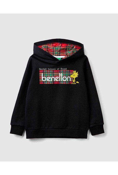 United Colors Of Benetton Snoopy Baskılı SweTişört