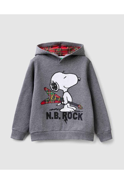 United Colors Of Benetton Snoopy Baskılı SweTişört