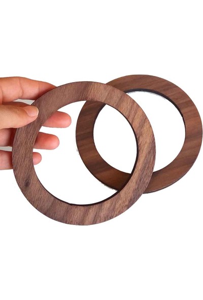 Angel Çanta Akssesuar 13 cm Ahşap Çanta Sapı