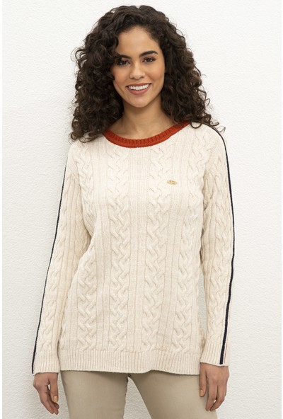 U.S. Polo Assn. Beyaz Trıko Kazak 50225341-VR071