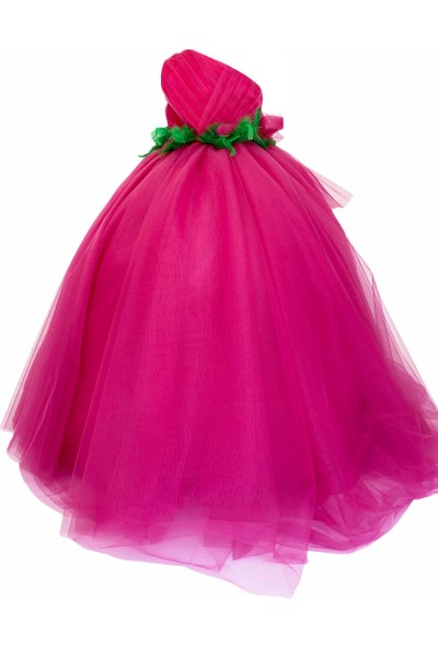 Zühre Balaban Giyim Fuşya Dream Kız Çocuk Abiye Elbise Zb Kids