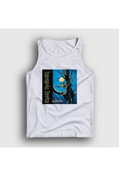 Presmono Unisex Beyaz Fear Of The Dark Iron Maiden Atlet