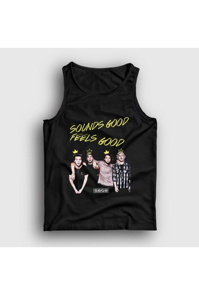 Presmono Unisex Siyah Band 5 Seconds Of Summer Atlet Presmono Unisex Siyah Band 5 Seconds Of Summer Atlet