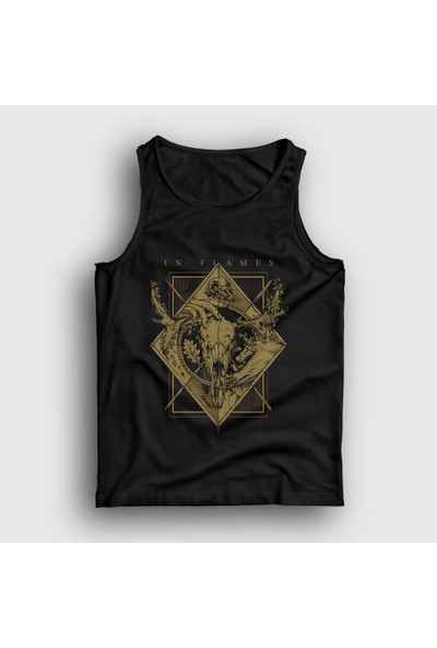 Presmono Unisex Siyah Moose In Flames Atlet Presmono Unisex Siyah Moose In Flames Atlet