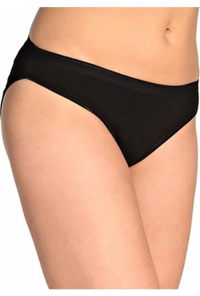 Tutku Kadın Siyah 6'lı Paket Bikini Külot