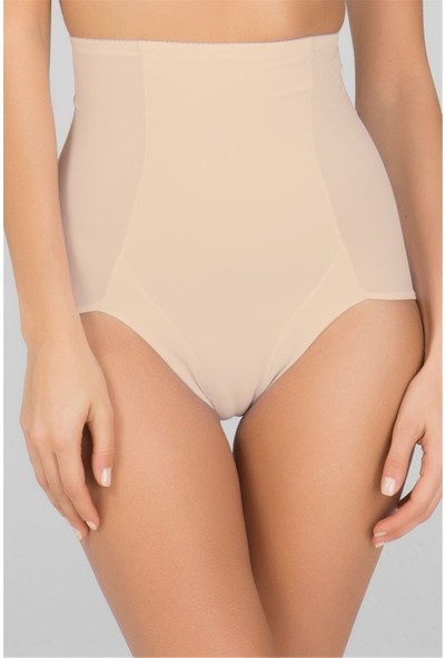 Kom Sonya Kadın Ten Çift Kat Mideli Korse