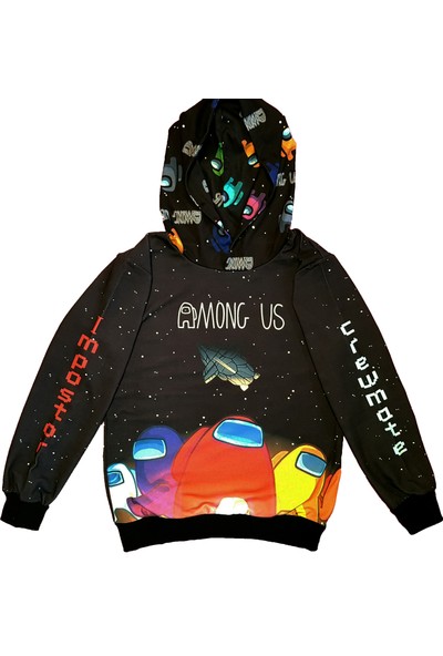 Among Us Sweatshirt Full Dijital Özel Baskı Among Us Sweatshirt Full Dijital Özel Baskı