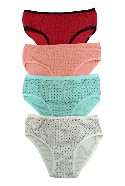 Lo Hdm Kız Slip 4 Renk 4'lü