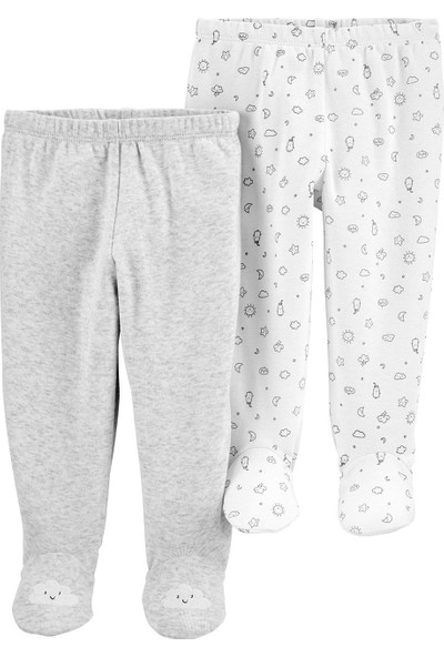 Carter's Layette 2'li Bebek Pantolonu 1I719810 Ekru Yenidoğan