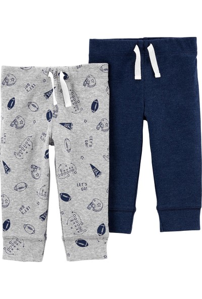 Carter's 2'li Bebek Pantolonu 1K170310 Lacivert Yenidoğan Carter's 2'li Bebek Pantolonu 1K170310 Lacivert Yenidoğan