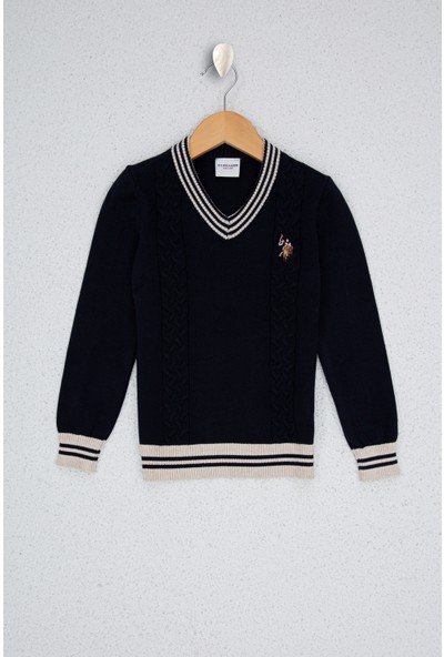 U.S. Polo Assn. Lacivert Triko Kazak 50229684-VR033