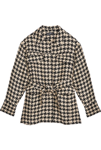 Göknur Arslan Kadın Kahverengi Tüvit Ceket