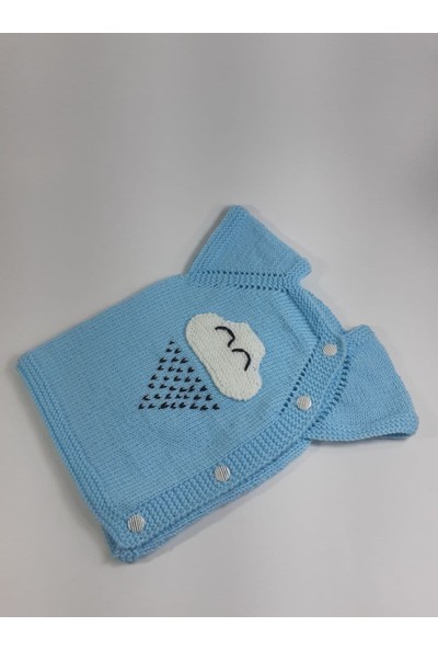 Bağzı Şeyler Dükkanı El Örgüsü Erkek Bebek Hırkası 1 Yaş