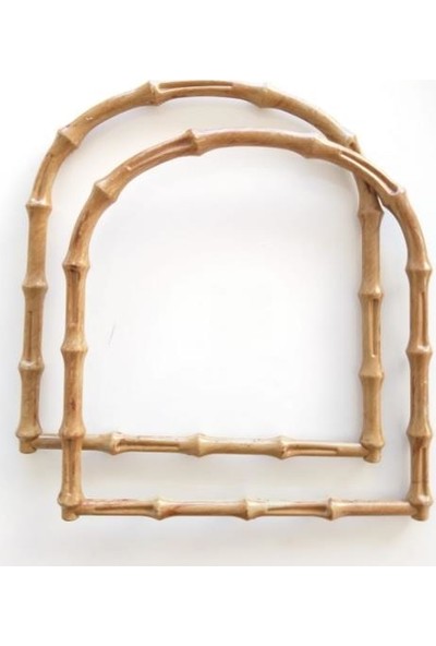 Angel Çanta Aksesuar Bambu Görünümlü Plastik Çanta Sapı B7