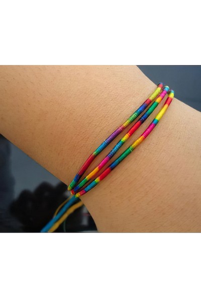 Go İthalat Renkli Şans Bileklikleri ( 6 Adet ) Go İthalat Renkli Şans Bileklikleri ( 6 Adet )