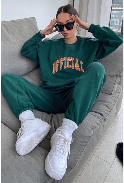 Madmext Mad Girls Yeşil Eşofman Takım MG944