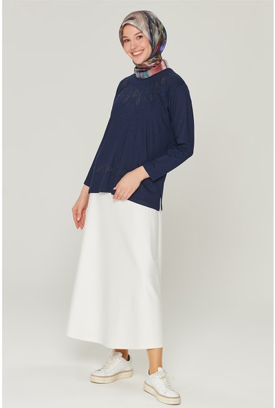 Armine Önü Işlemeli Anne Penye 20YA9011 Lacivert Armine Önü Işlemeli Anne Penye 20YA9011 Lacivert