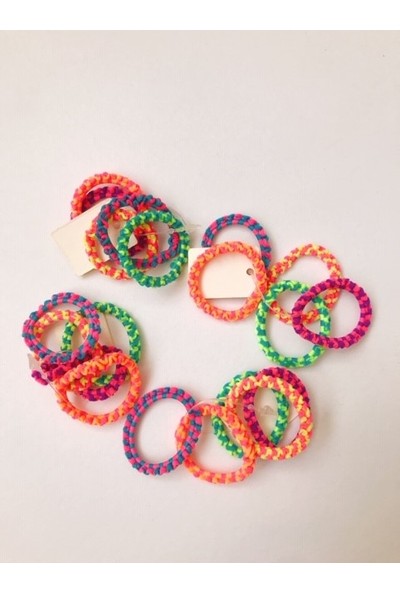 Yeşim Aksesuar 20 Adet Yumuşak Çocuk Lastik Toka, Bebek Lastik Toka