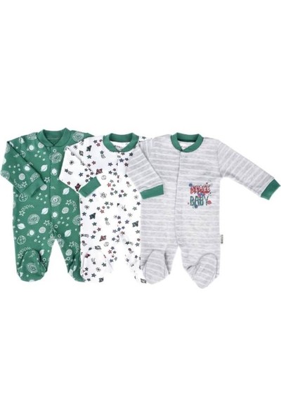 Necix's Baby Hil 3 Lü Yeşil Yenidoğan Tulum Seti Necix's Baby Hil 3 Lü Yeşil Yenidoğan Tulum Seti